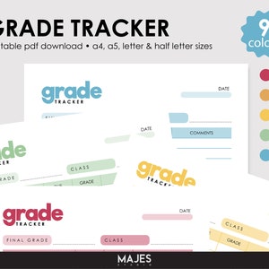 Grade Tracker, Student Productivity, Score Tracker, Assignment Tracker ...