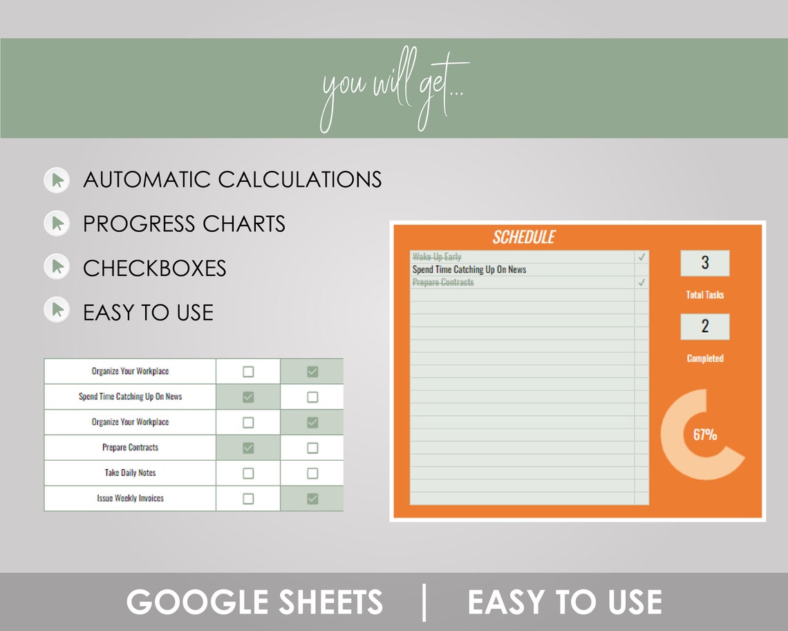 Eisenhower Matrix Sheet: Google Spreadsheet for Task Priority Decision ...