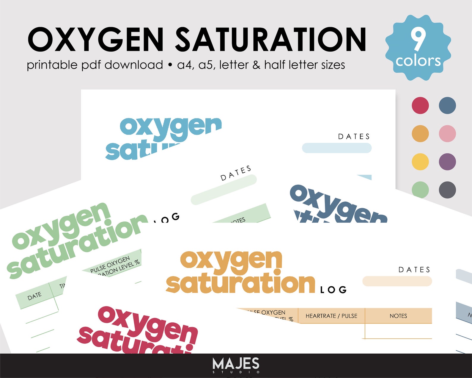 Oxygen Saturation Oximeter Reading Special Needs Chronic - Etsy