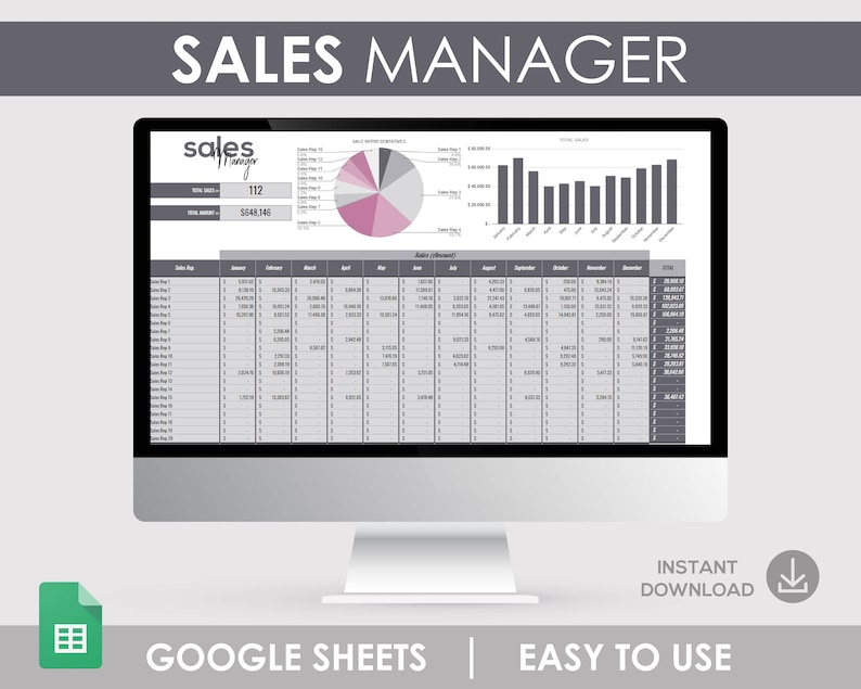 Sales Tracker, Small Business, Sheets Lead, Sales Lead Tracker, Lead ...