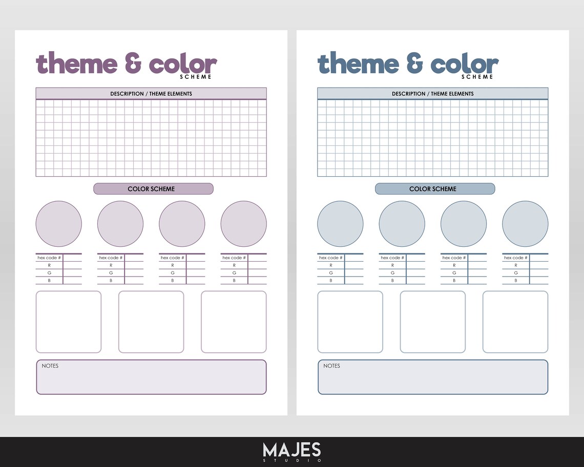 Theme Color Scheme, Dress Code Card, Wedding Attire Card, Wedding Mood ...