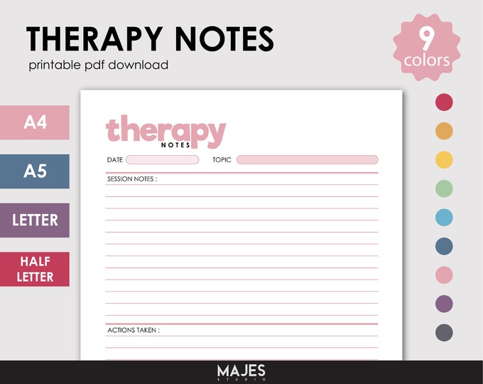 Therapy Session Reflection Worksheet / Post Therapy Check-in / Therapy ...