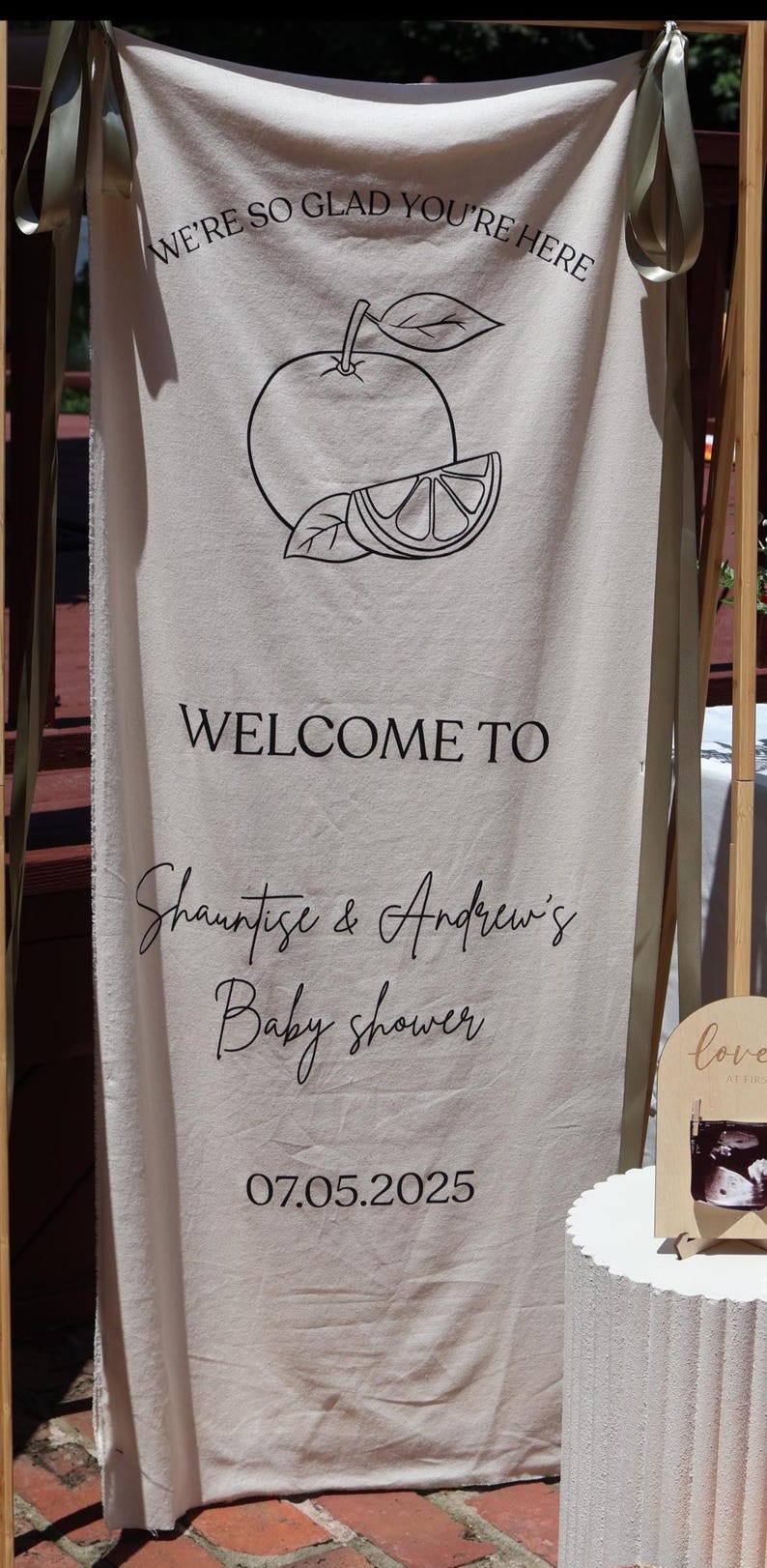 Editable Linen Sign Template - Etsy