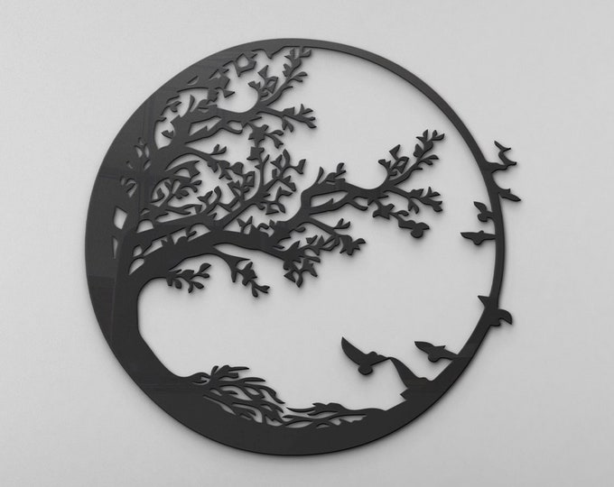 Tree Branches Dxf Autumn Tree Svg Tree of Life Interior - Etsy