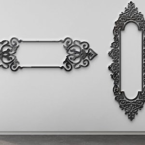 Mirror Frame DXF File. Wall Decoration DXF File. Laser Cut File. - Etsy