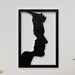 Two Faces Wall Art Svg, Dxf, EPS,AI and CDR Files. Plasma Cut File, Cnc ...