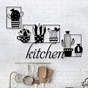 Kitchen DXF File. Wall Decoration DXF File. Laser Cut File - Etsy