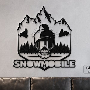 Mountain Snowmobile, Metal Wall Art, Adventure, SVG, Dxf, Sign & Shirt ...