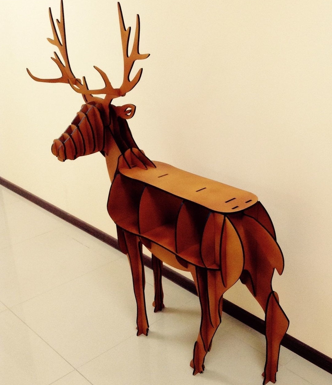 Deer Table Laser Cut, Deer Table Vector, Deer Table Dxf, Deer Table Svg ...