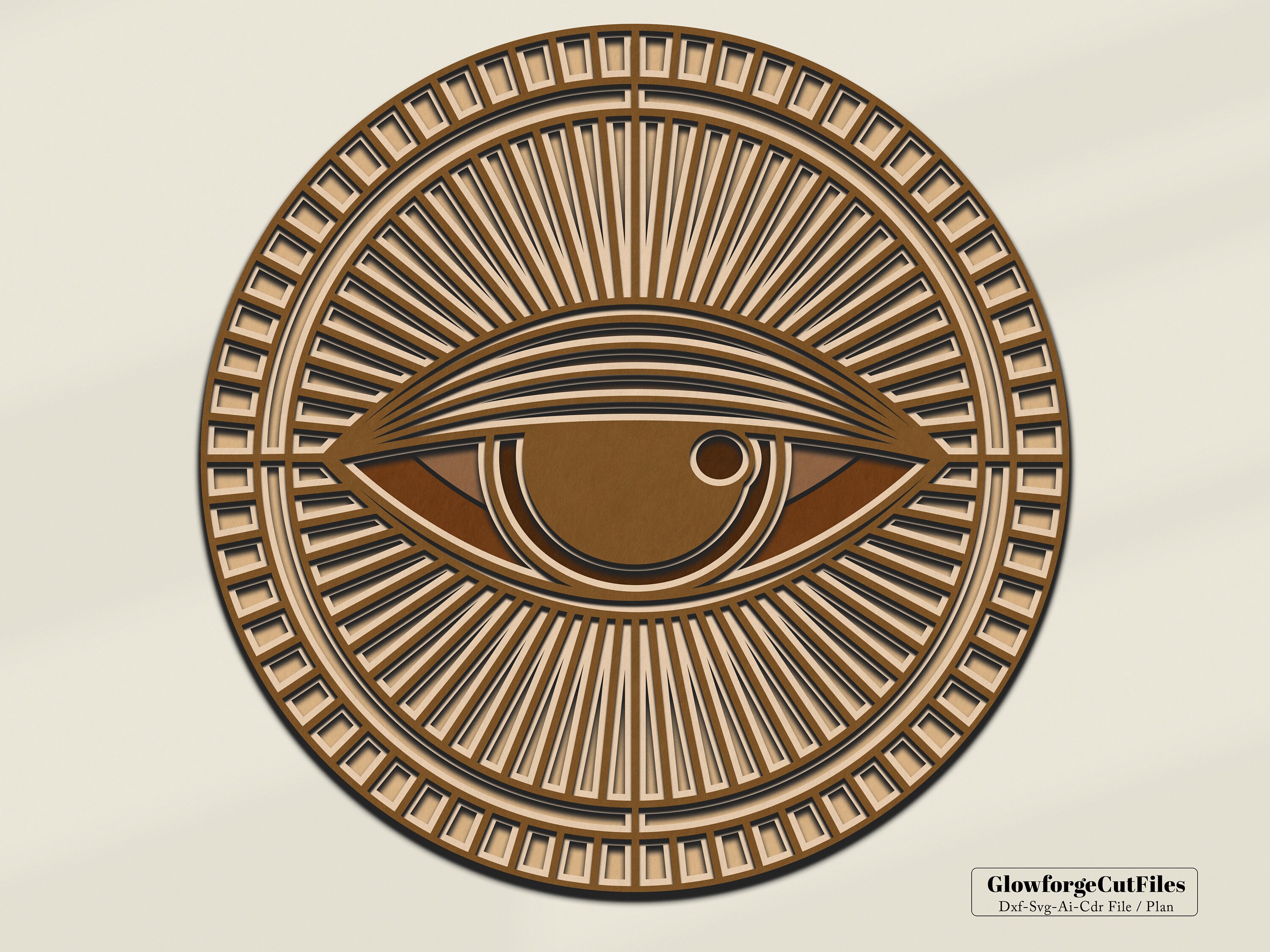 Eye Multilayer SVG/ Eye Cut File/ 3D Layer/ Plywood Cutting/ - Etsy