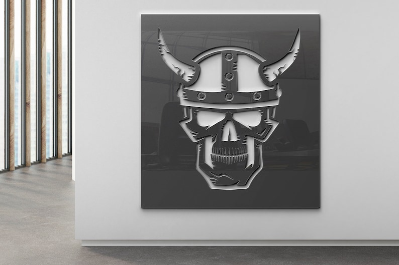 Skull Svg Vector Files Digital Skull Dxf Silhouette Cricut - Etsy