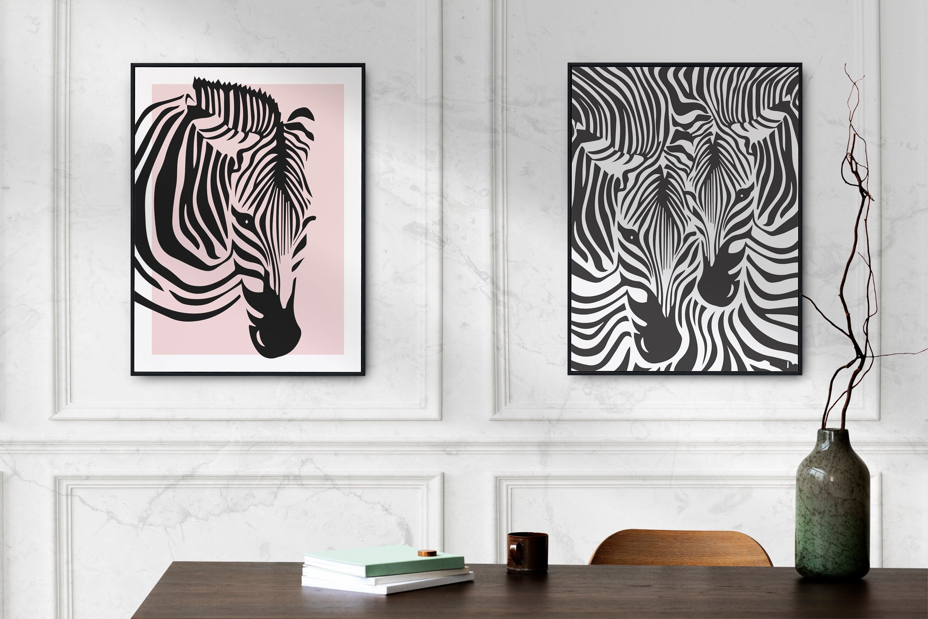 Zebra Frame DXF File. Wall Decoration SVG File. Laser Cut Files - Etsy