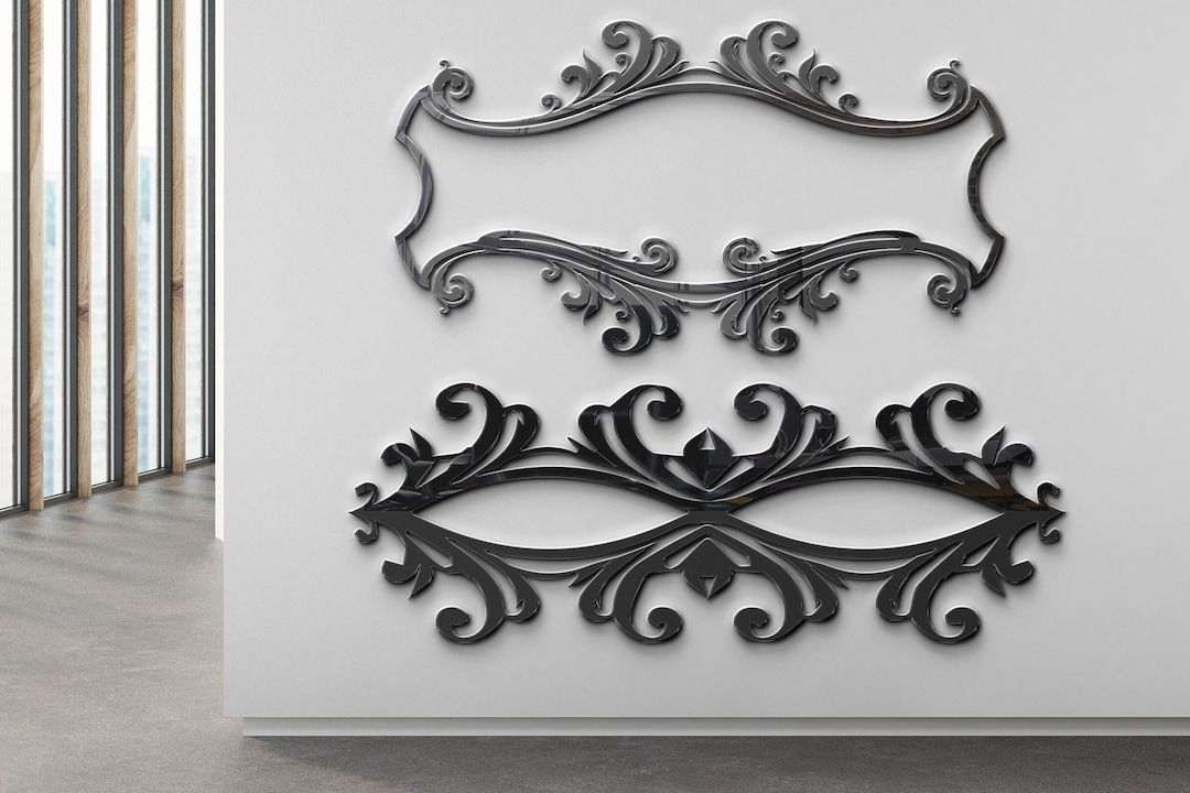 Mirror Frame DXF File. Wall Decoration DXF File. Laser Cut File. - Etsy