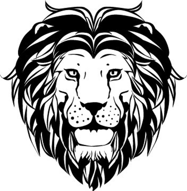 Lion Head Laser Cut File Lion Dxf File SVG Ai EPS Dxf Laser - Etsy UK