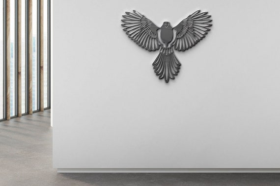 Eagle Design Laser Cut Svg Dxf Files Wall Sticker Engraving - Etsy