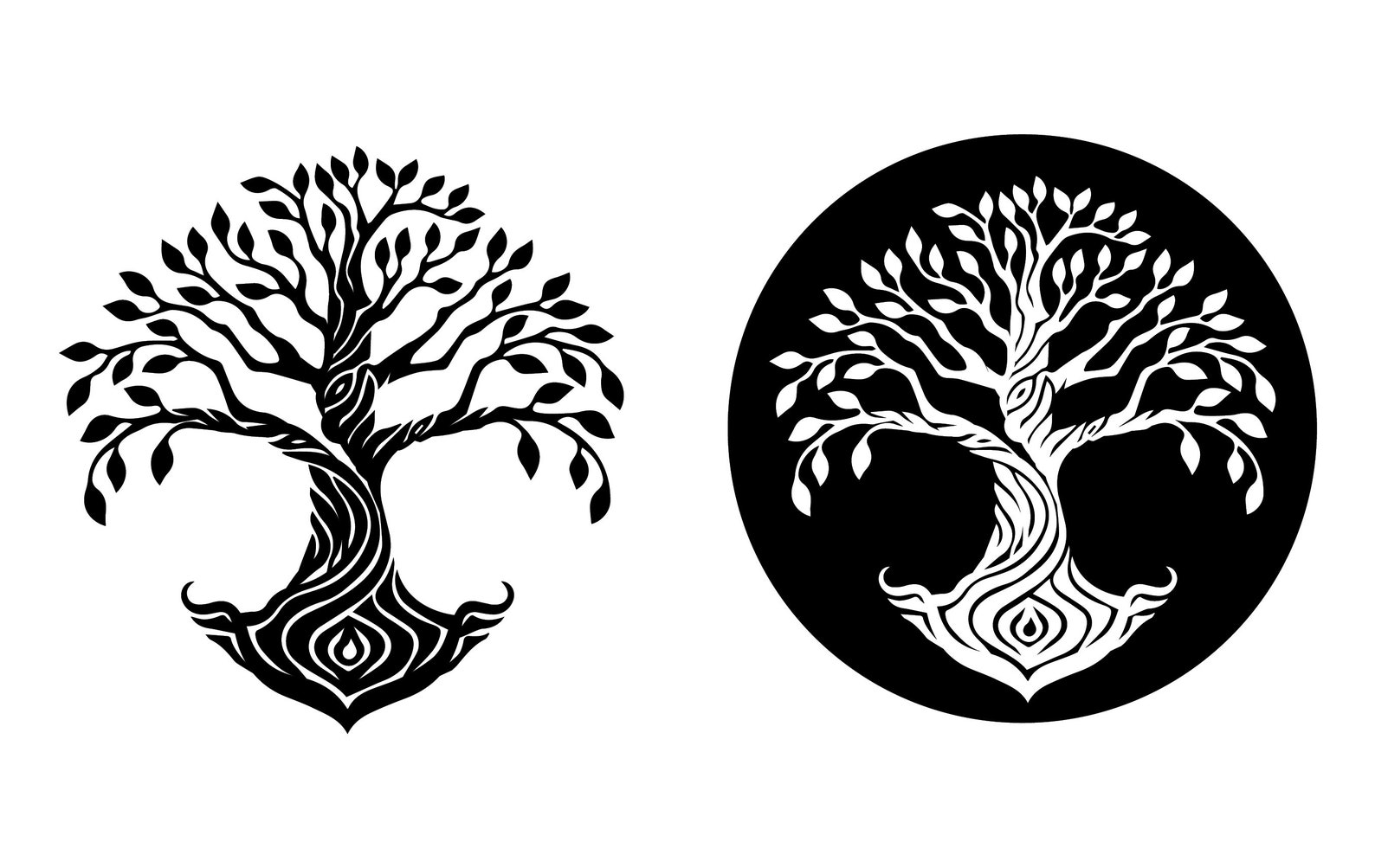 Tree of Life SVG, Animals Cut File for Laser, Dxf for Plasma, Cnc File ...
