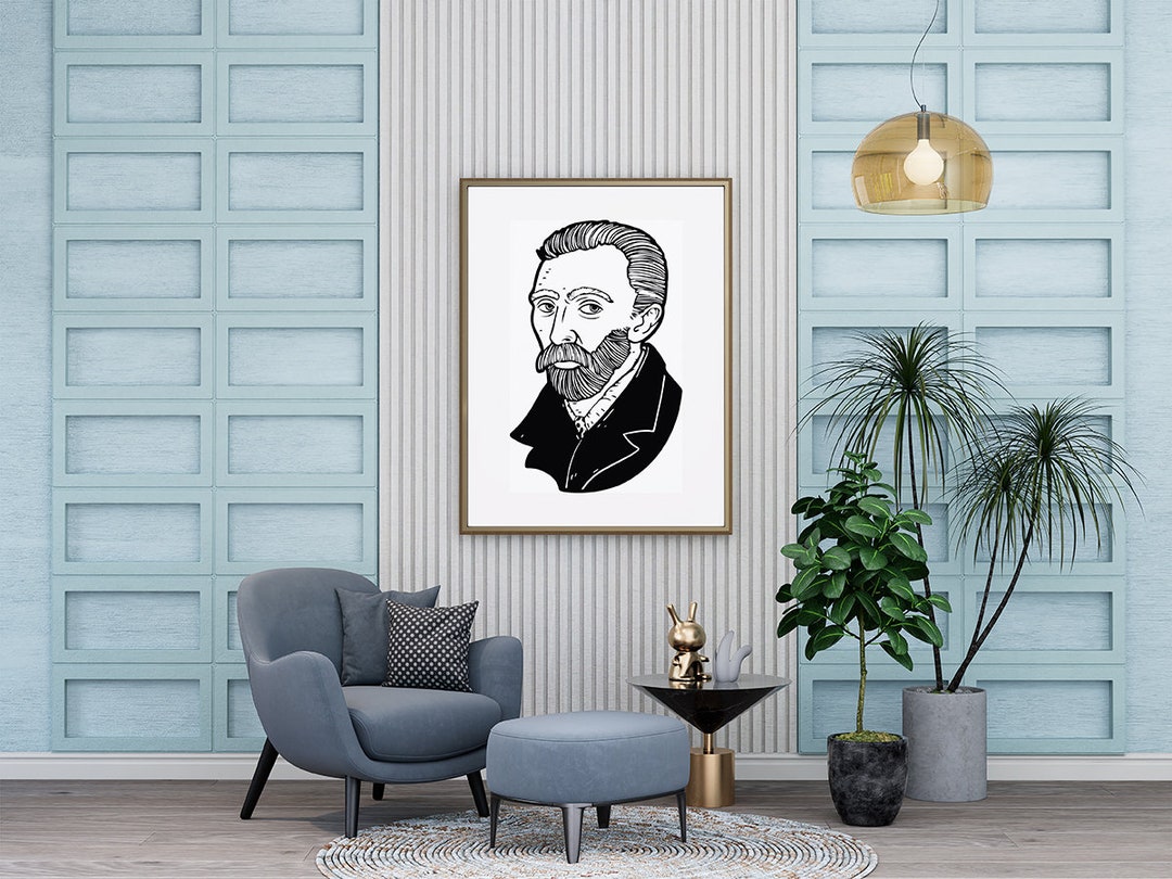 Vincent Van Gogh Inspired, Painter, Artist, Fine Art, Svg, Dxf. Laser ...
