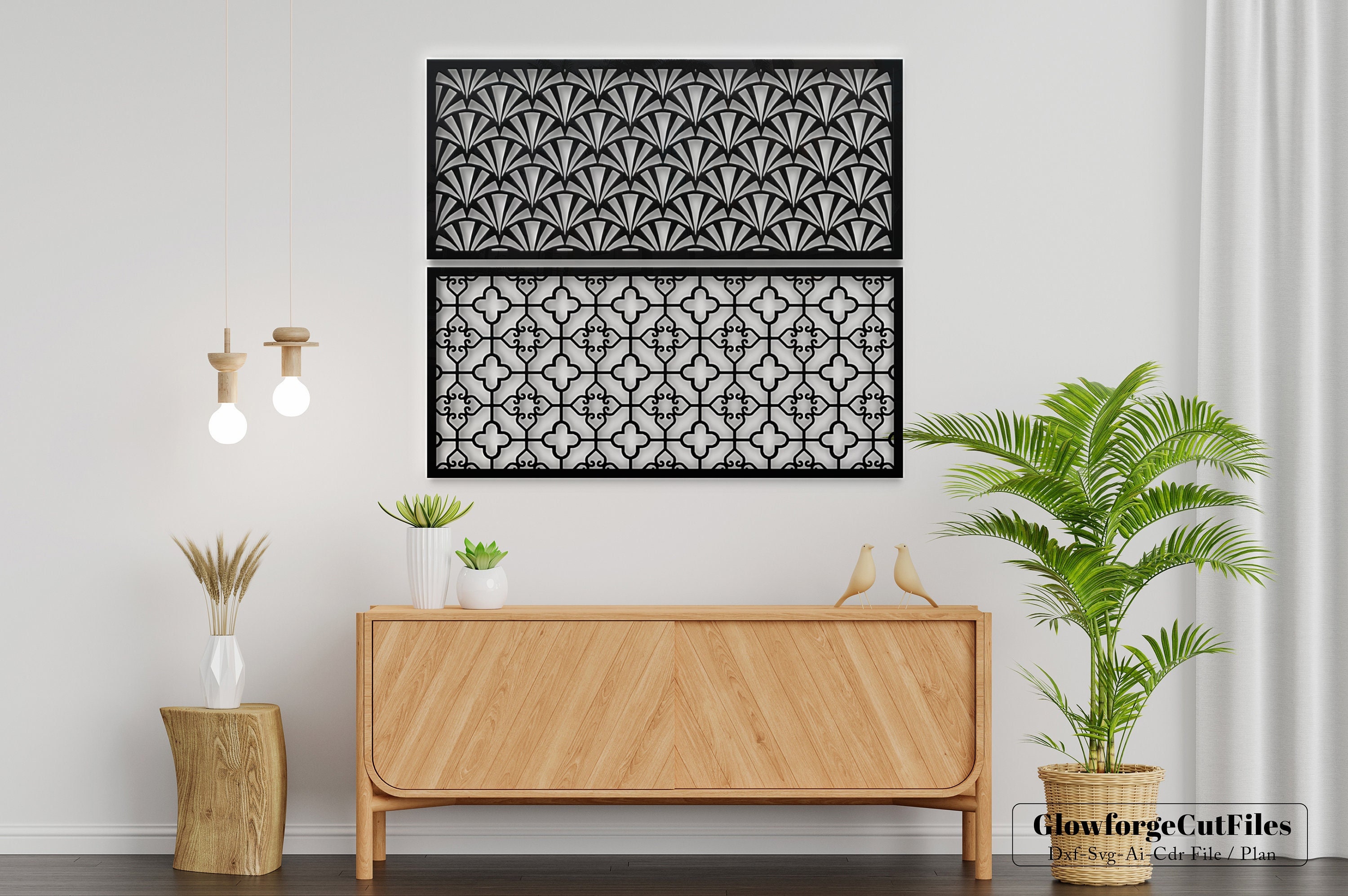 Ornamental Laser Cut Panels Vector File / Svg Dxf Eps Ai - Etsy