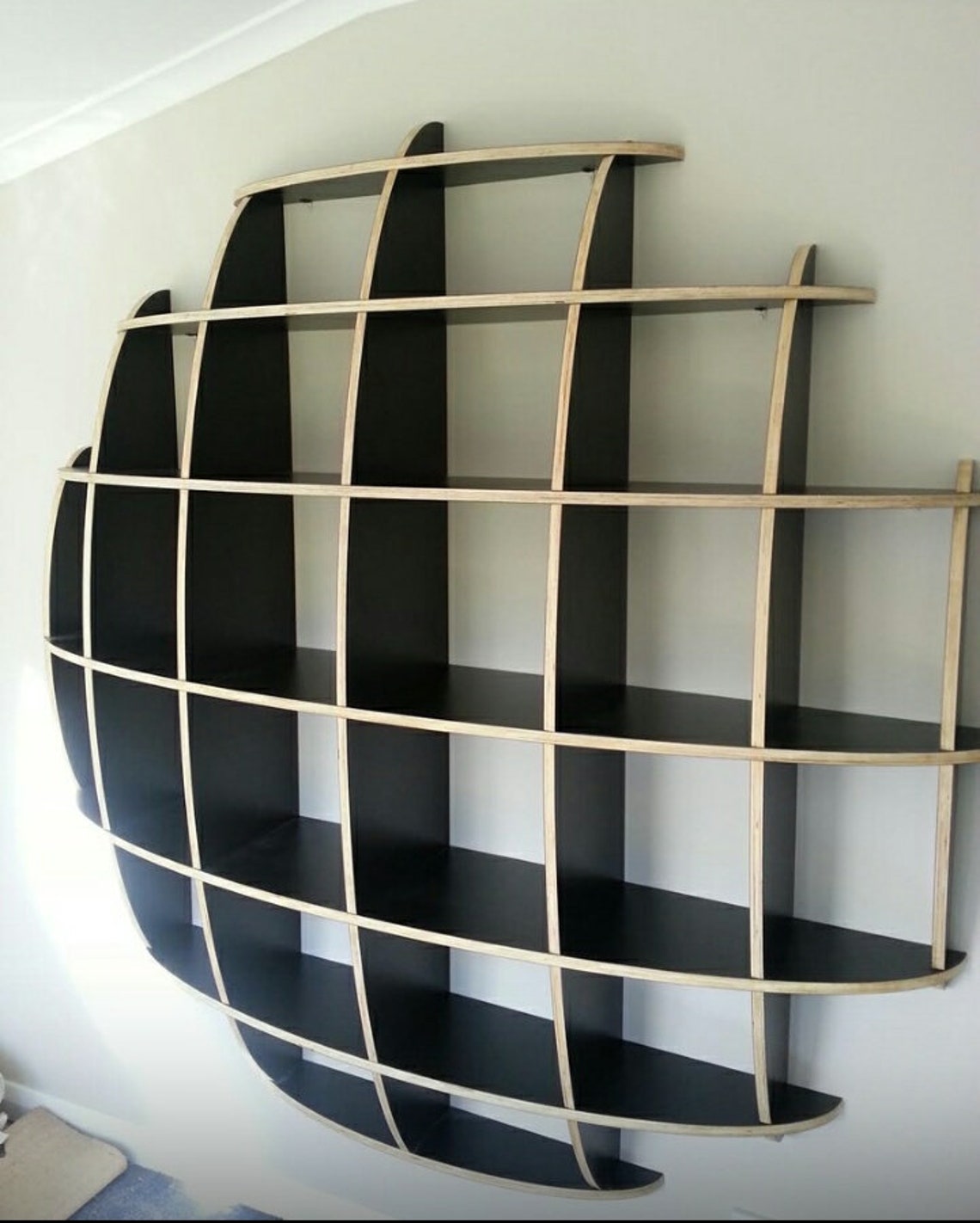 OVAL BOOKCASE Template Cnc Cutting File Sliced 3d Model - Etsy