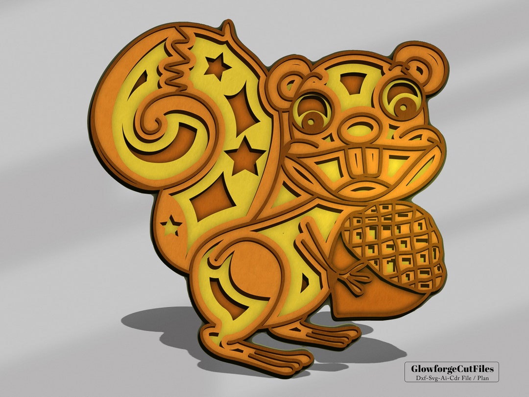 Squirrel Mandala SVG, Squirrel DXF, Png, Eps, Digital Download File ...