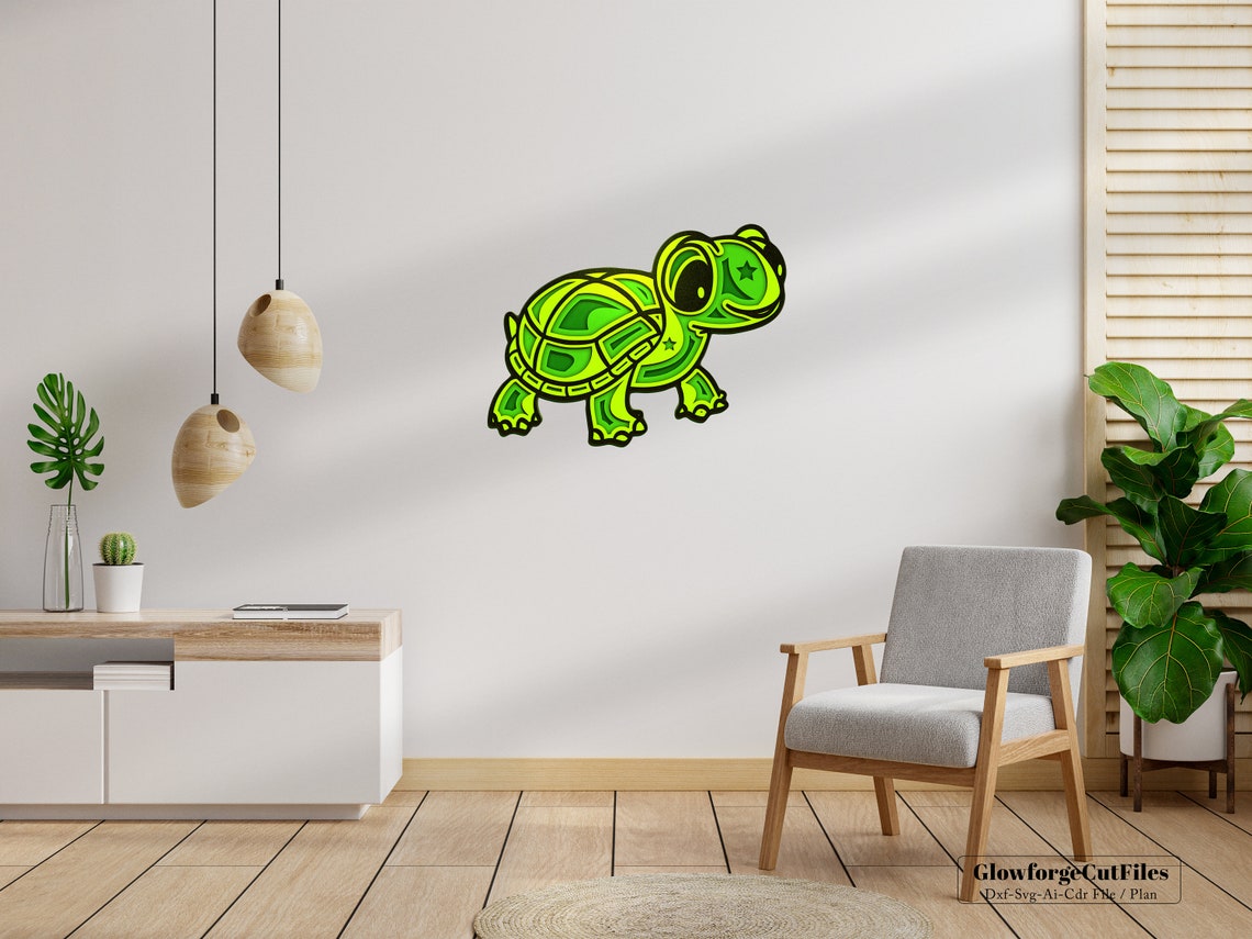 Turtle SVG Multilayer Sea Turtle SVG Turtle SVG Mandala - Etsy