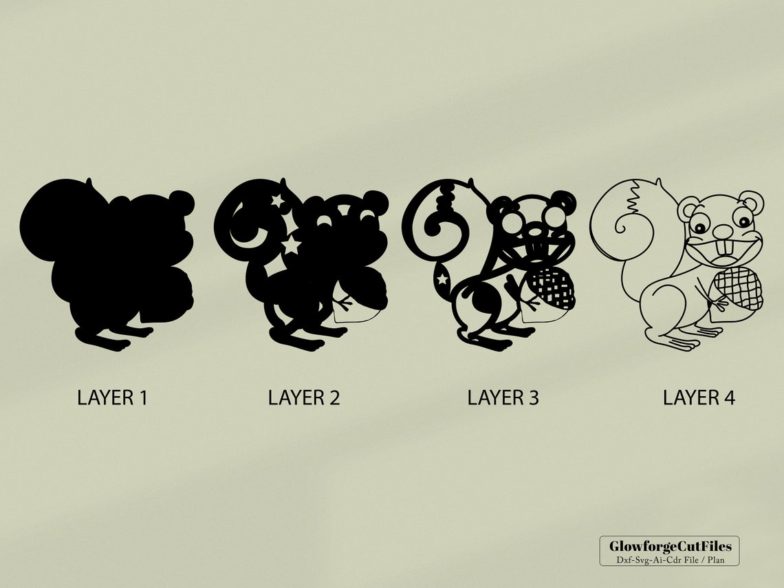 Squirrel Mandala SVG Squirrel DXF Png Eps Digital Download - Etsy