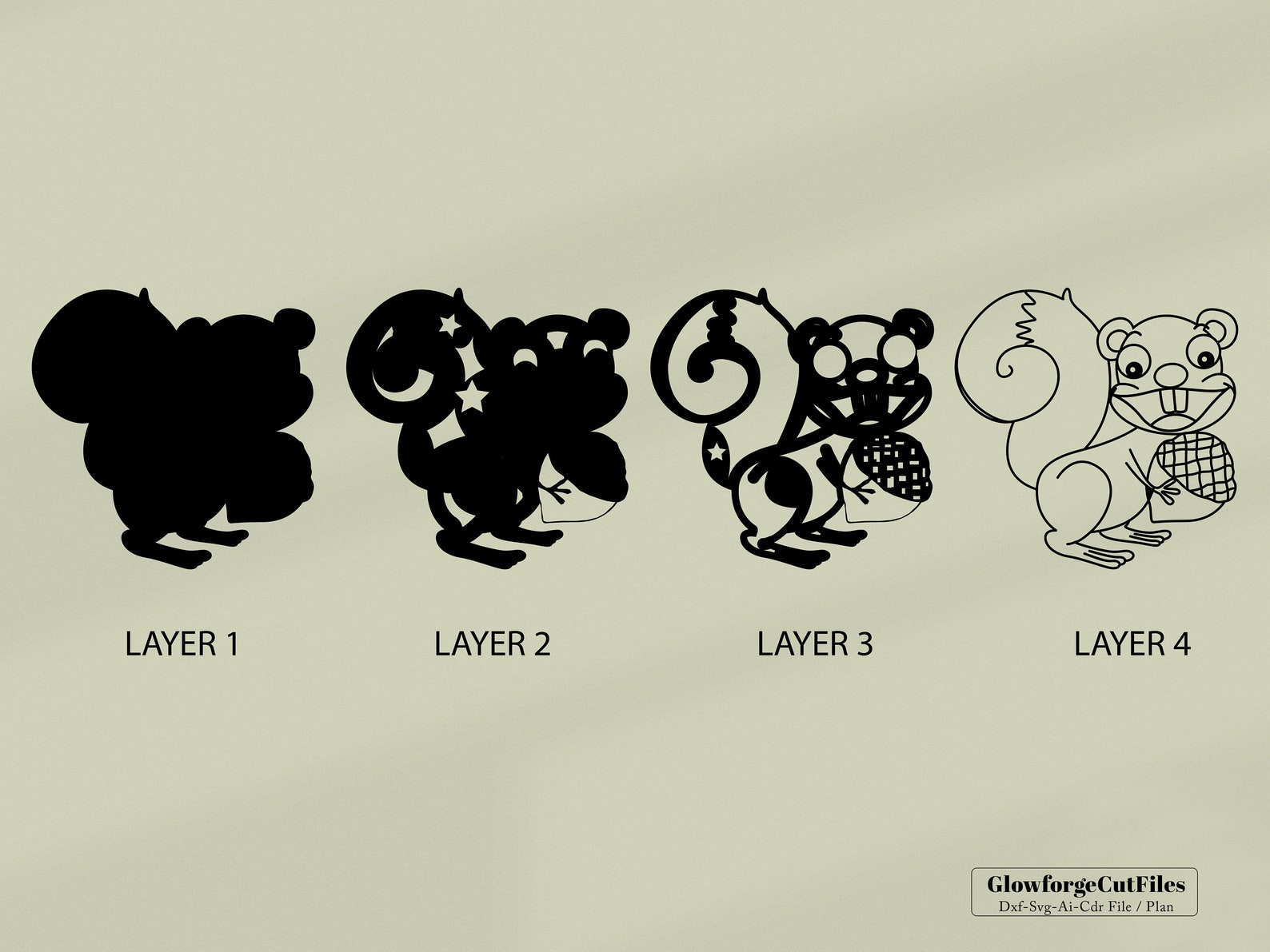 Squirrel Mandala SVG Squirrel DXF Png Eps Digital Download - Etsy