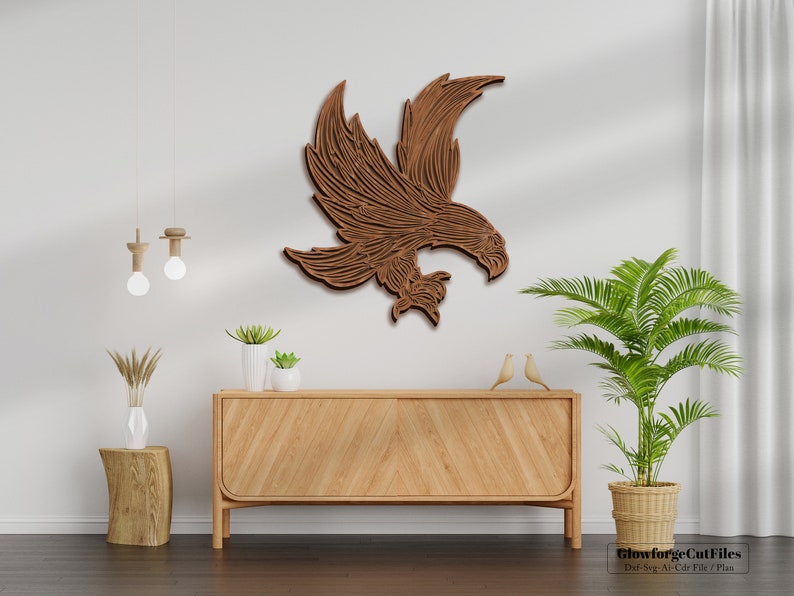 Eagle Multilayer SVG/ Eagle Cut File/ 3D Layer/ Plywood - Etsy