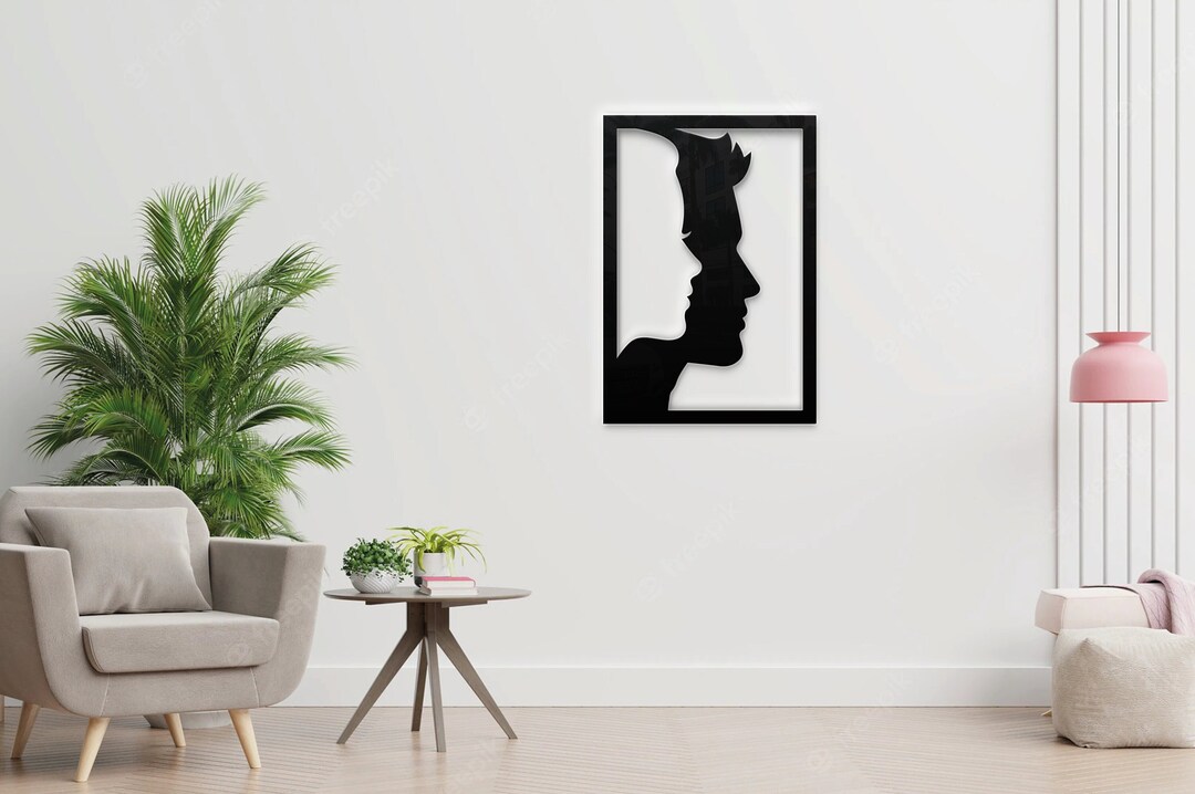 Head Profile Silhouette Svg,male and Female Head Silhouette Svg,man and ...