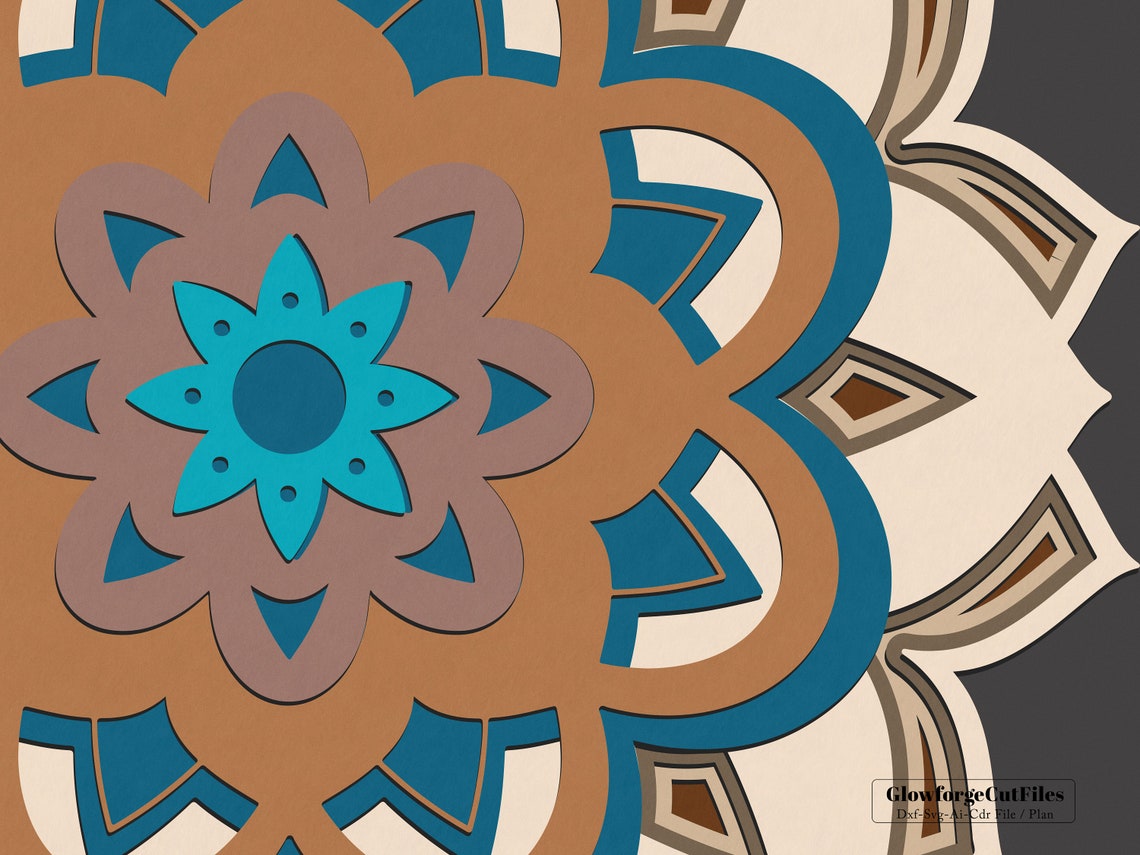 Mandala Svg / Zentangle Mandala Svg / Intricate Svg File / - Etsy