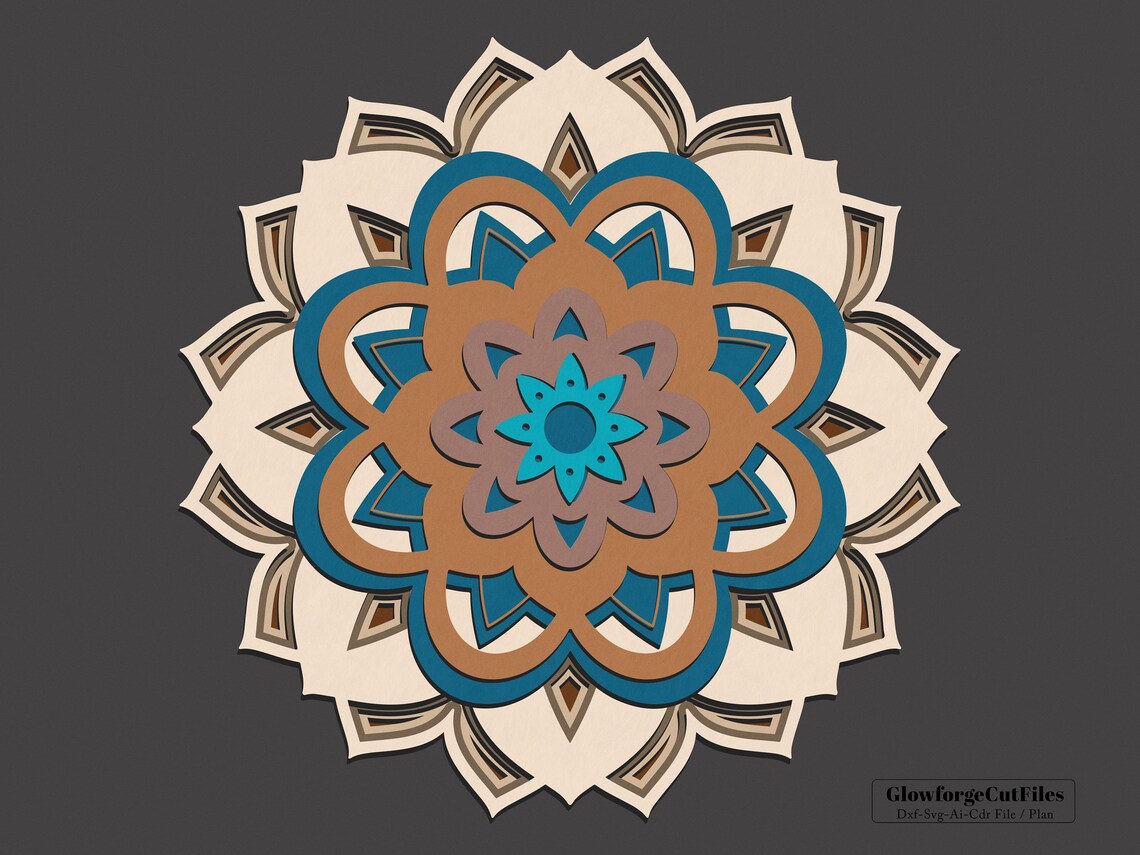 Mandala Svg / Zentangle Mandala Svg / Intricate Svg File / - Etsy