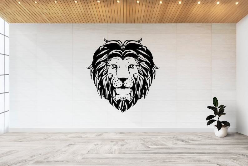 Lion Head Laser Cut File Lion Dxf File SVG Ai EPS Dxf Laser - Etsy UK