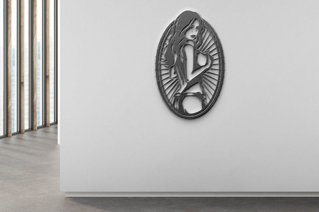 Women Frame DXF File. Wall Decoration SVG File. Laser Cut File. - Etsy