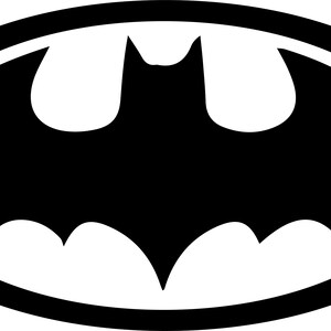 Batman Head Svg Vector Files Digital Batman Dxf Silhouette | Etsy