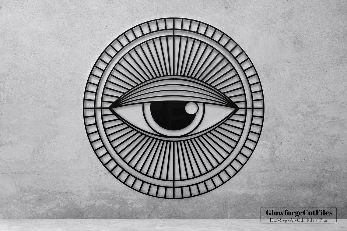 All Seeing Eye SVG Cricut Cut Files Eye Mandala Shirt Design - Etsy