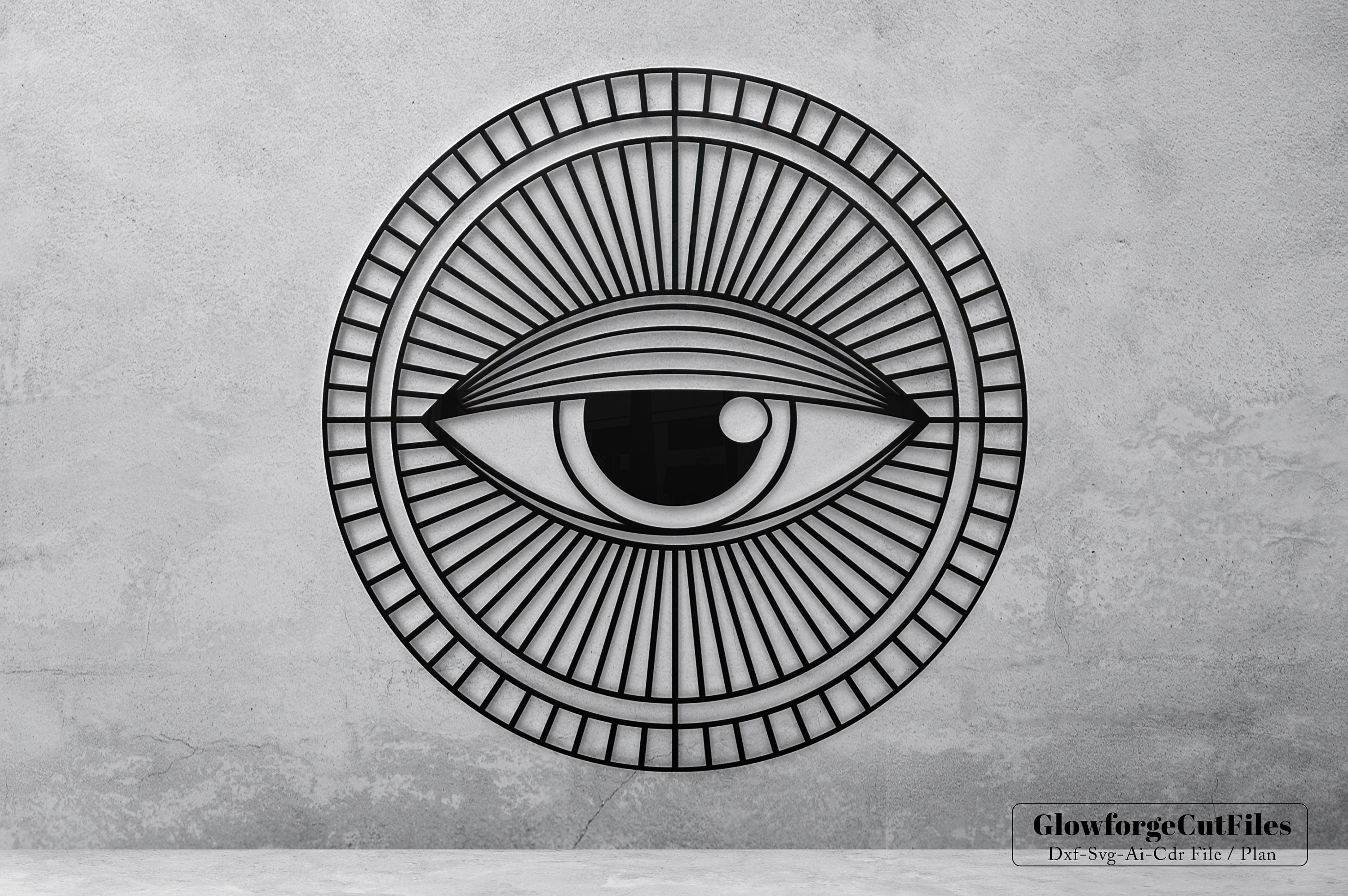 All Seeing Eye SVG Cricut Cut Files, Eye Mandala Shirt Design, Metal ...