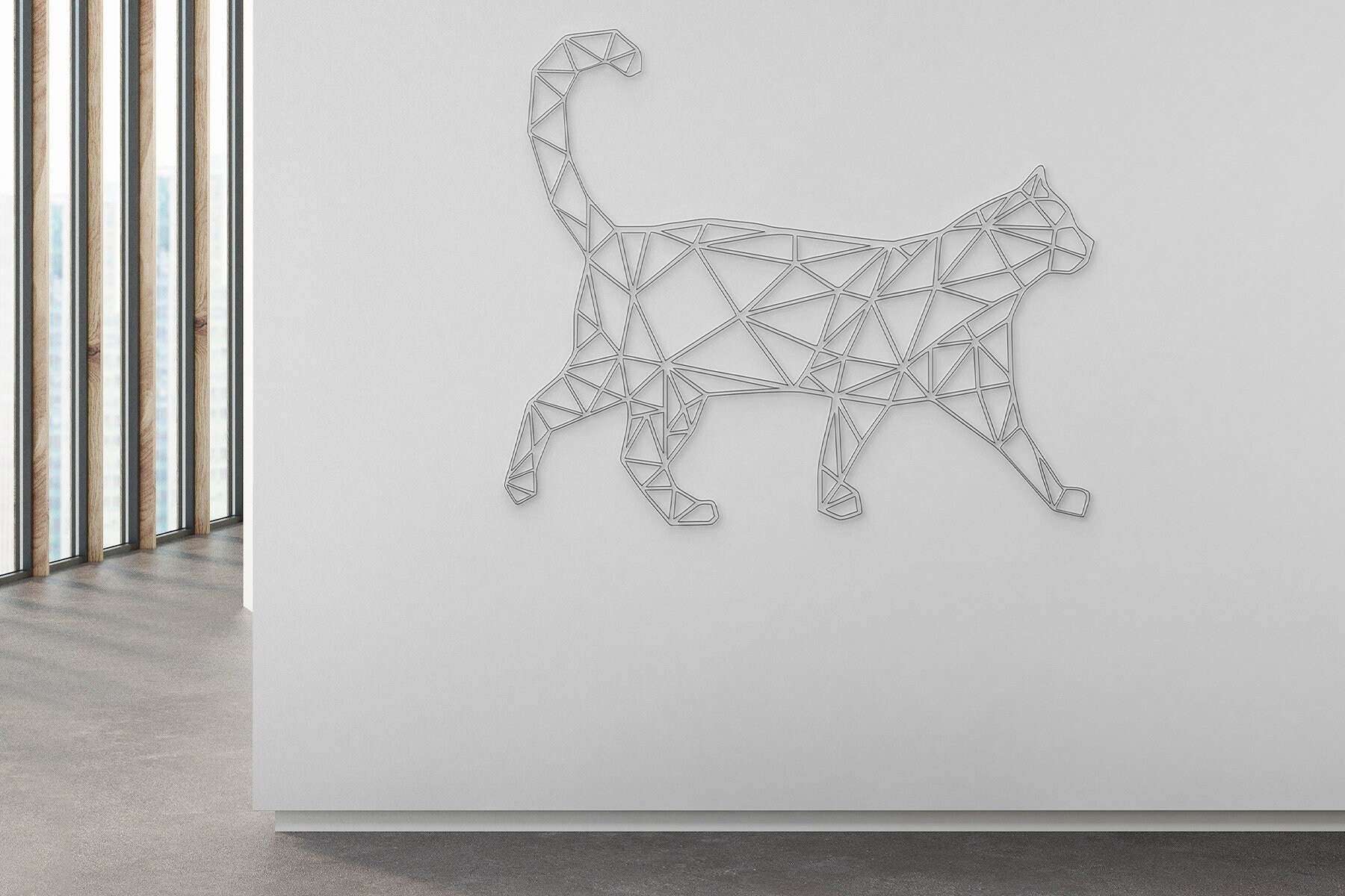 Cat Svg Vector Files Digital Cat Dxf Silhouette Cricut - Etsy