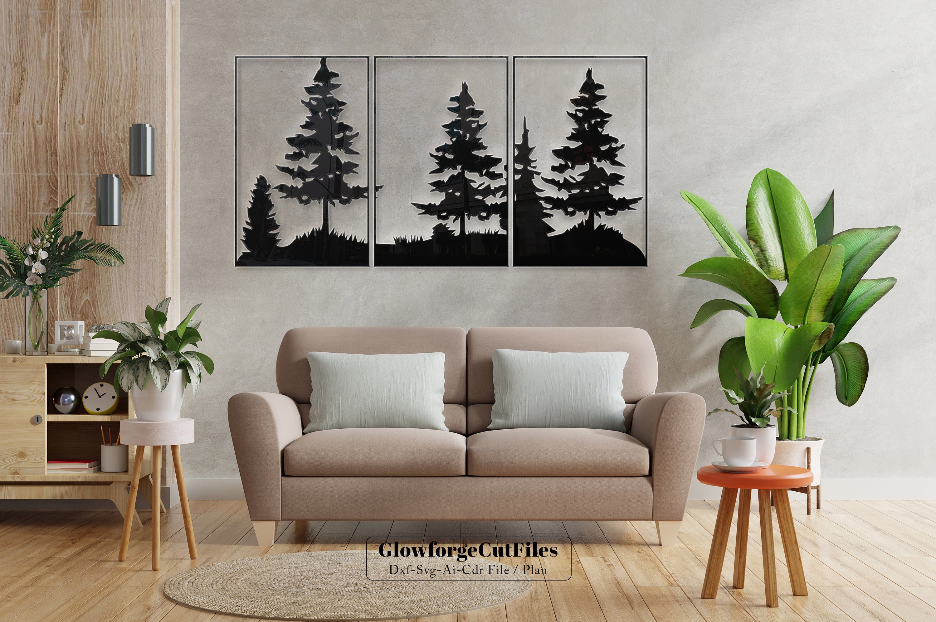 Tree View Table SVG Cutting Files for Cricut and Silhouette Cameo ...