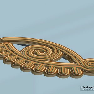 3D Eye SVG DXF 5 Layer - EYE Svg 3D Mandala Svg - Layered Mandala Svg ...