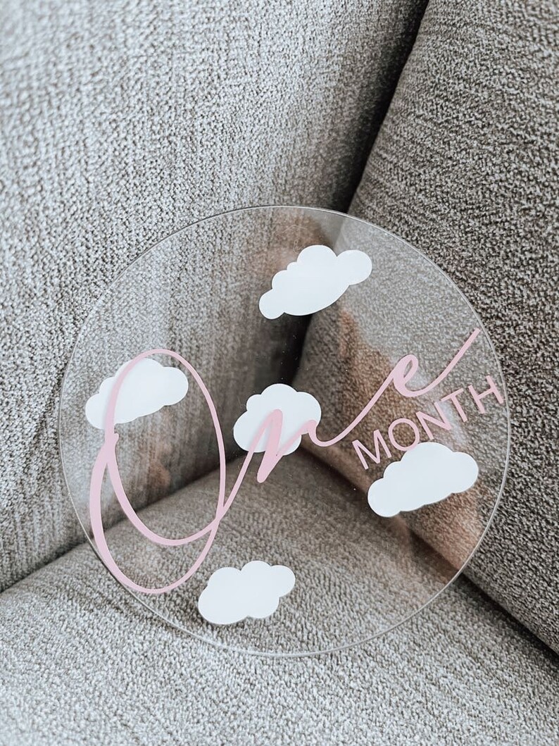 Acrylic Baby Milestone Discs - Etsy