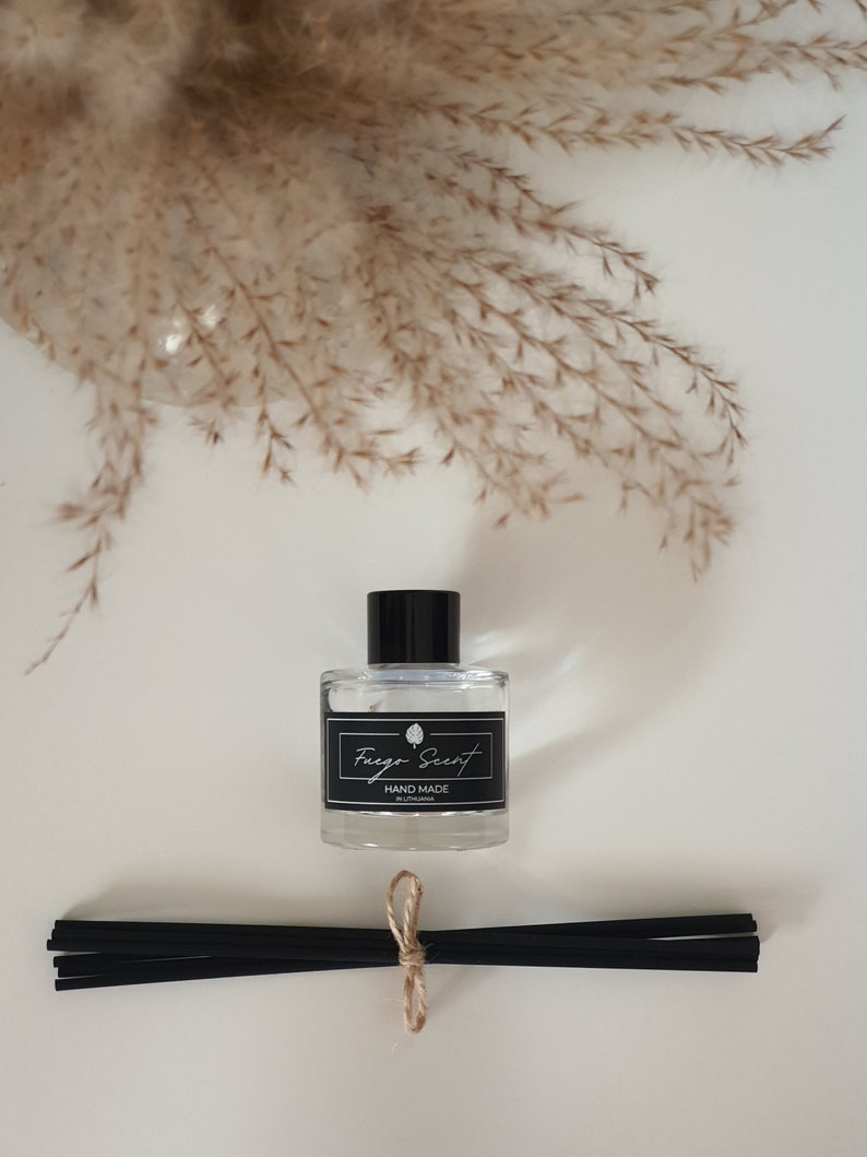 Handmade Reed Diffuser "blackcurrant & Tuberose" 50 Ml. - Etsy