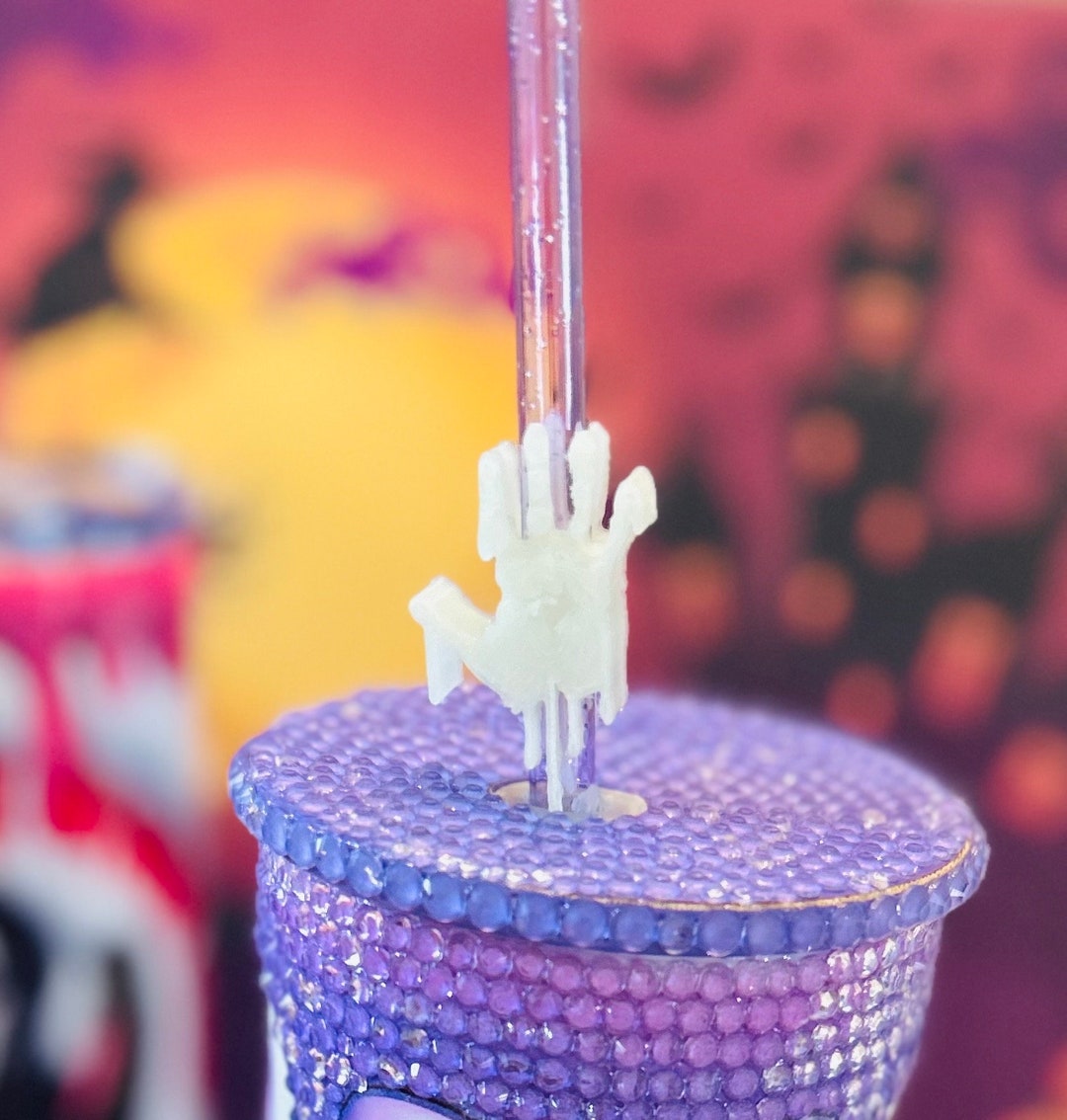 Bloody Hand Straw Toppers for Cups and Tumblers Halloween - Etsy
