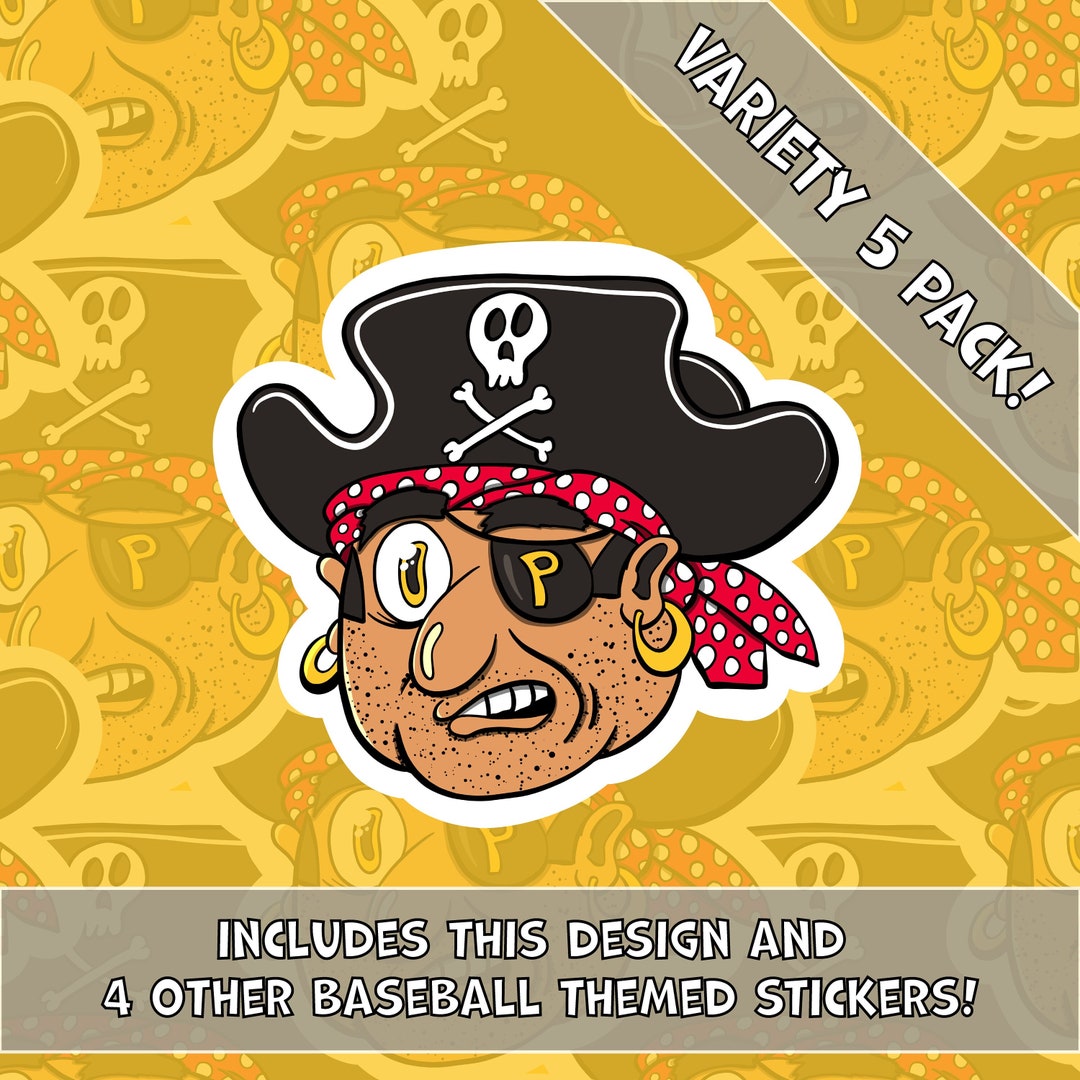 Variety 5 Pack Pittsburgh Pirates Vinyl Die Cut Sticker Pack - Etsy