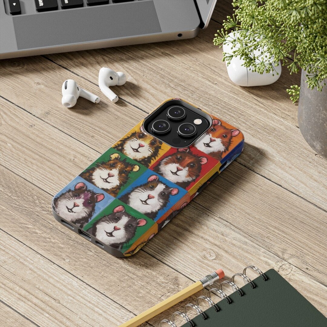 Colorful Hamster Faces Nature Tough Phone Case iPhone and Samsung Cute ...