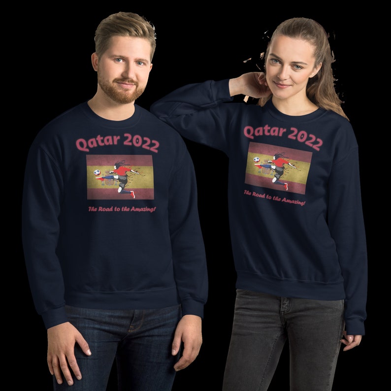 Spain FIFA Qatar 2022 World Cup Themed Unisex Sweatshirt Gift - Etsy UK