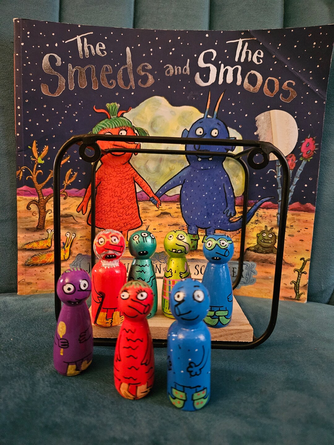 The Smeds and the Smoos Peg Doll Set - Etsy UK