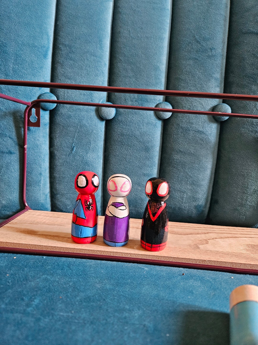 Spidey and Friends Peg Doll Set - Etsy UK