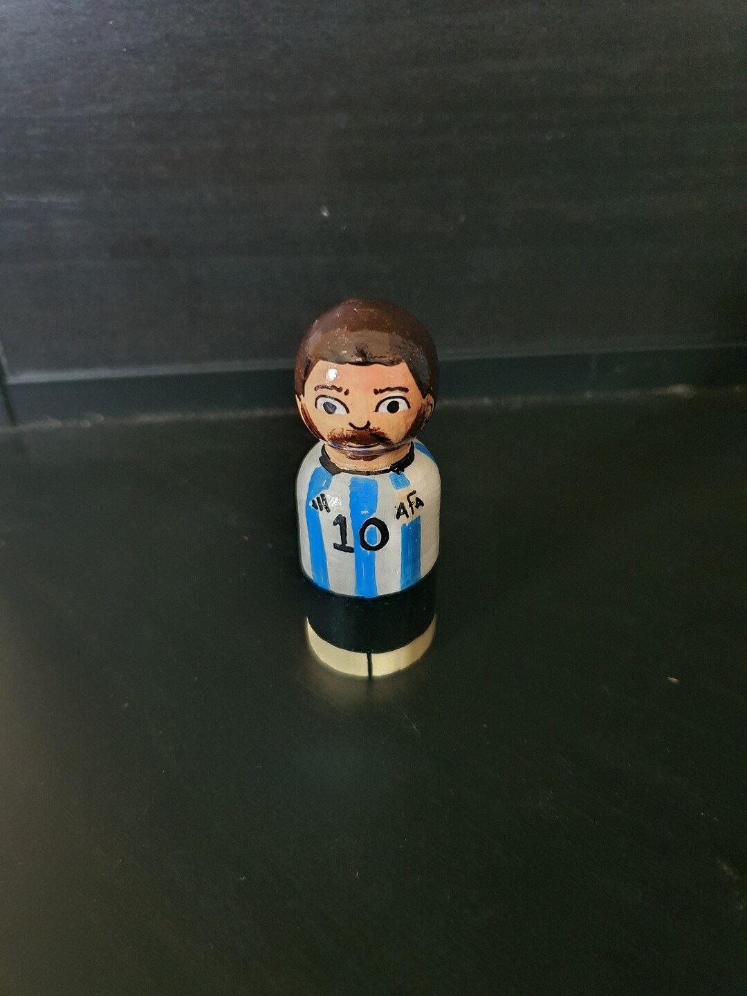 Lionel Messi Peg Doll - Etsy