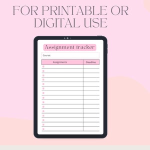 Student Planner Printable, Student Planner Digital, Project Planner ...