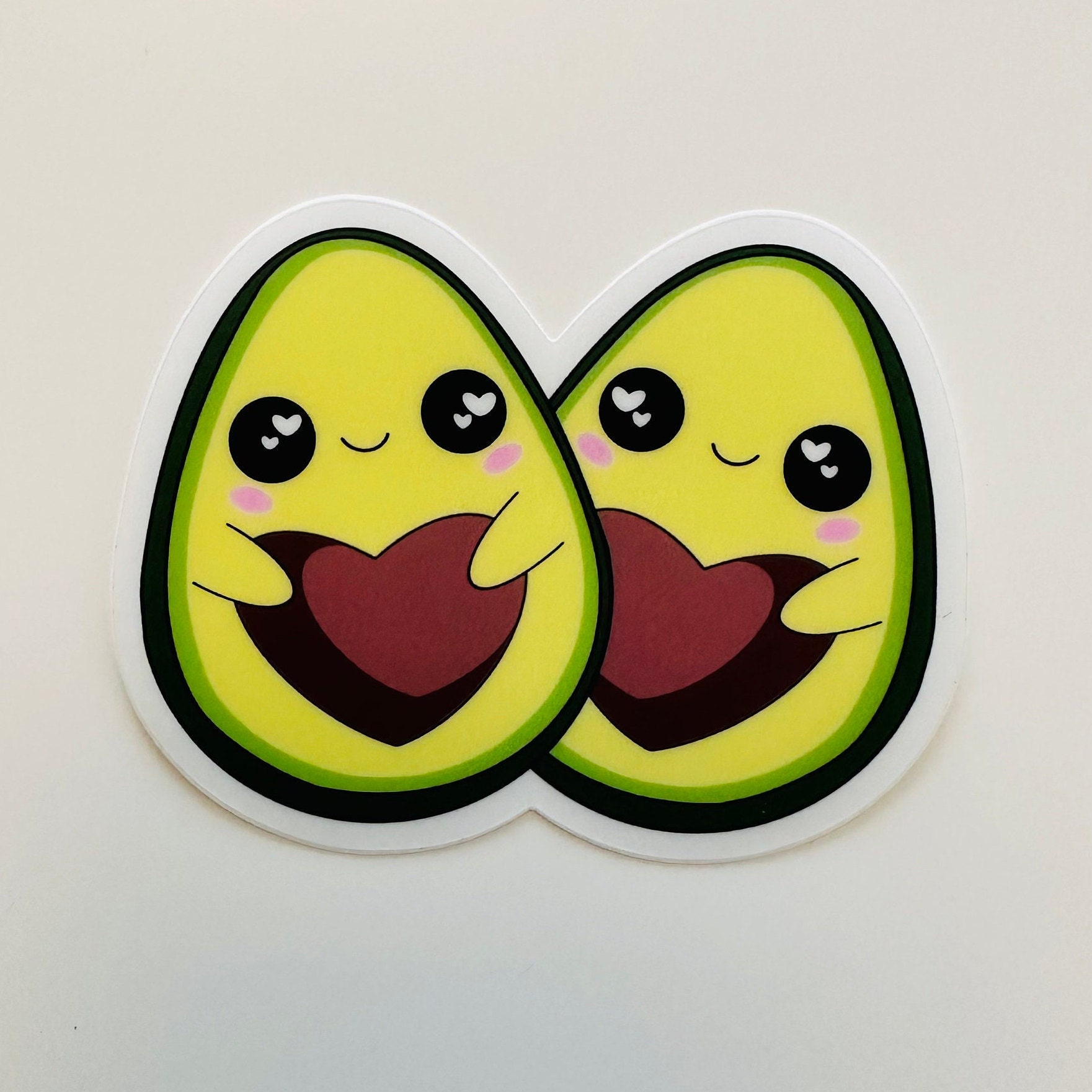 Avocuddle Avocado Sticker | Waterproof | Scratchproof | Mug, Bottle ...